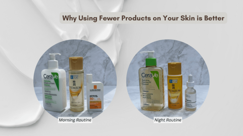 Why Using Fewer Products On Your Skin Is Better | Web Skincare Solution